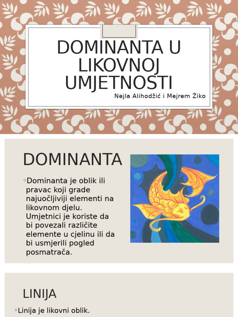 Dominanta U Likovnoj Umjetnosti | PDF