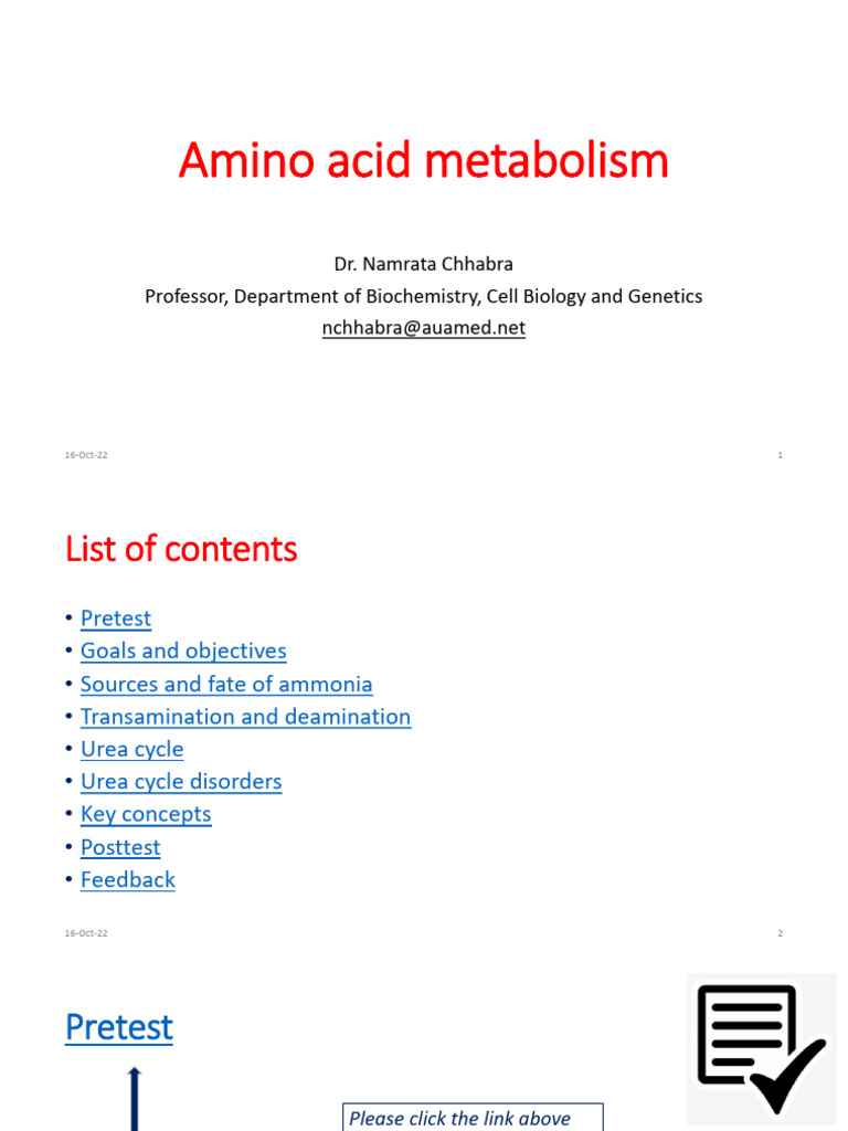 Urea Cycle | PDF | Transaminase | Alanine Transaminase