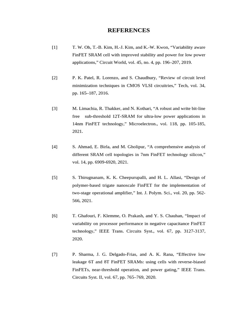 Reference Updated (1) | PDF | Dynamic Random Access Memory | Semiconductor Devices