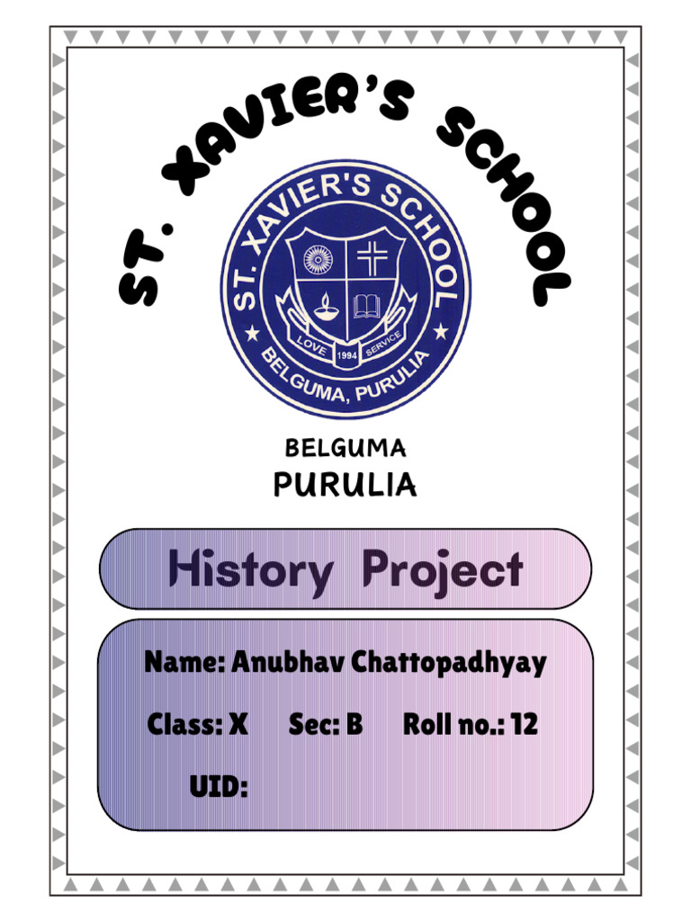 Project Front Page Template | PDF