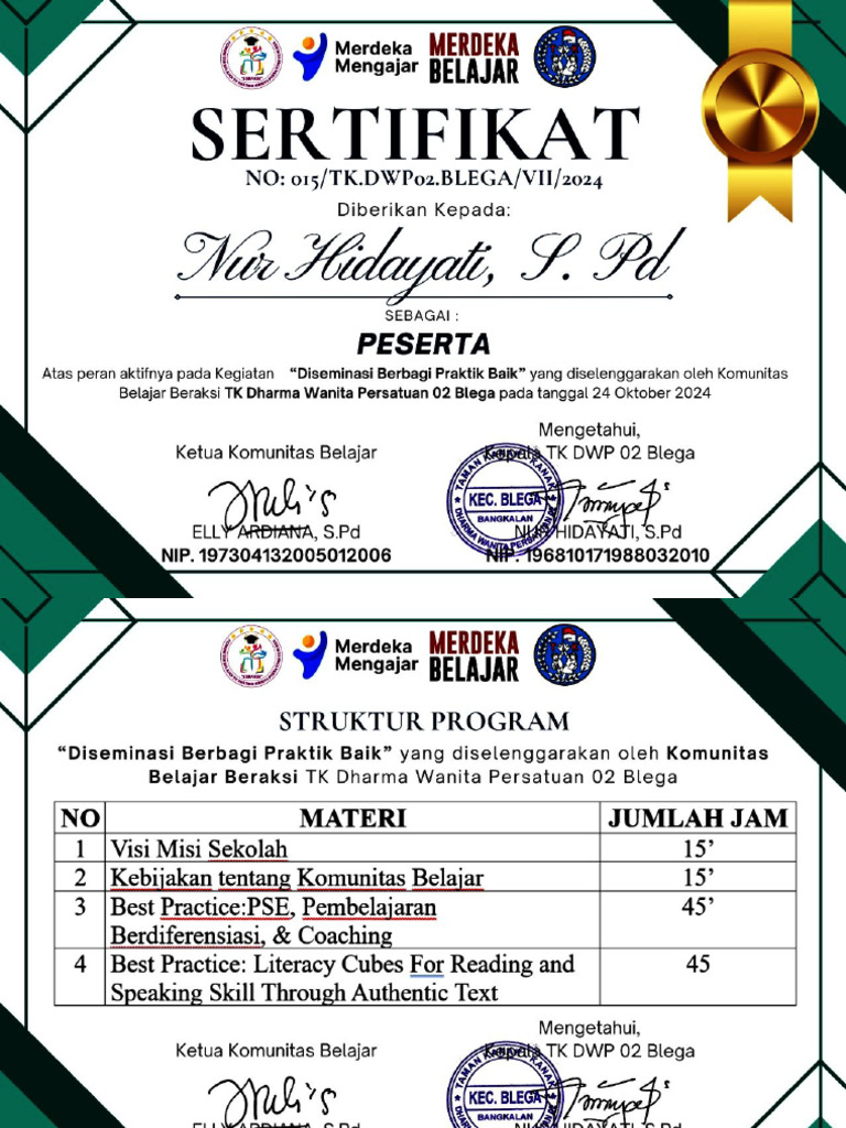 SERTI 3 NUR KOMBEL | PDF