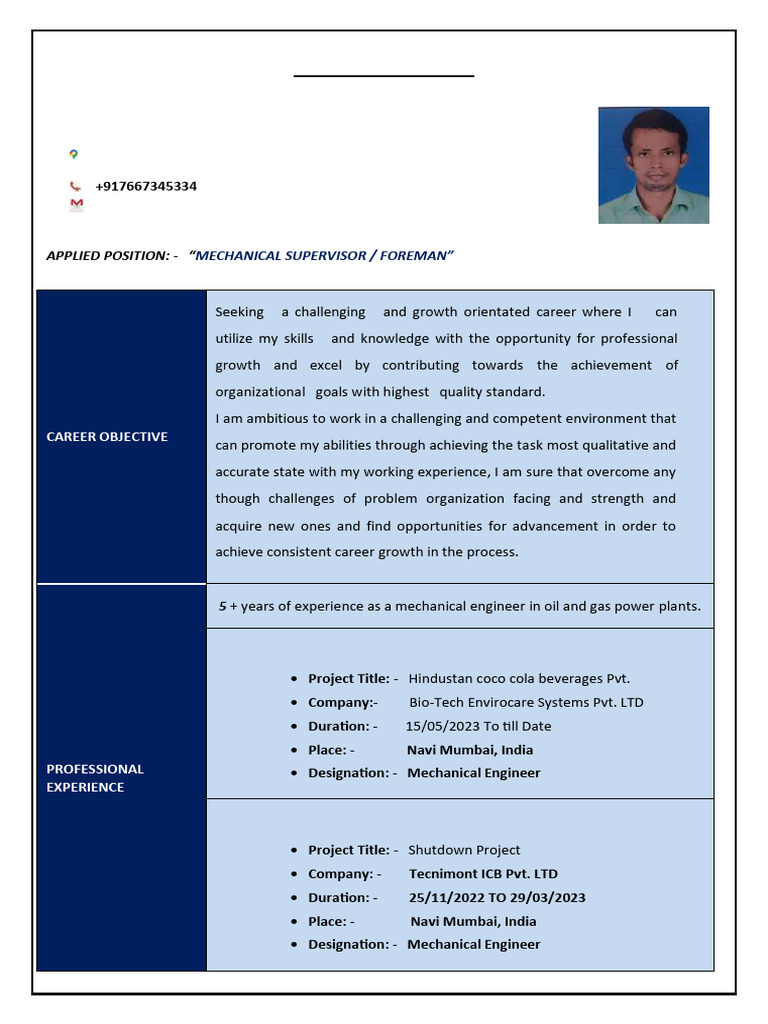 CV-C1- Copy | PDF