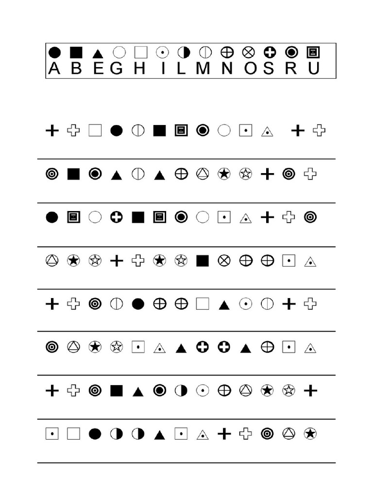 Associação Letras e Símbolos | PDF