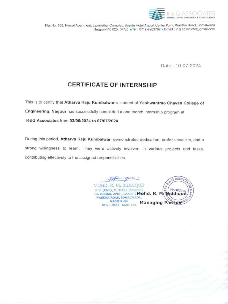 Inthernship Certificate-Output | PDF