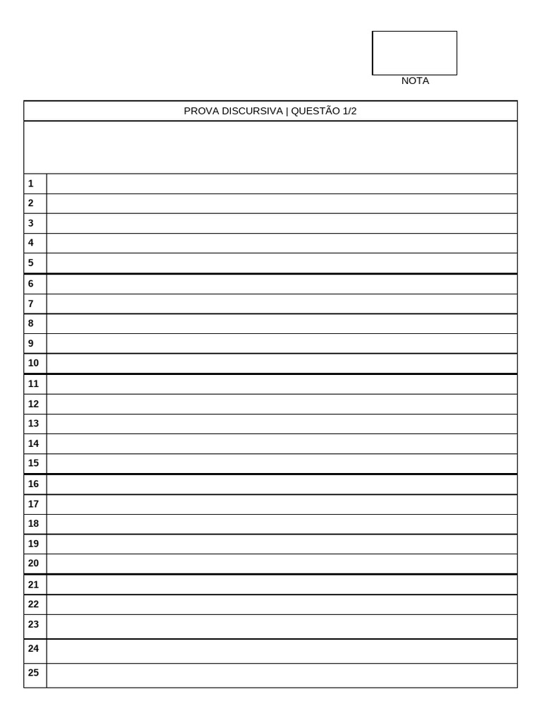 Modelo - Discursiva | PDF