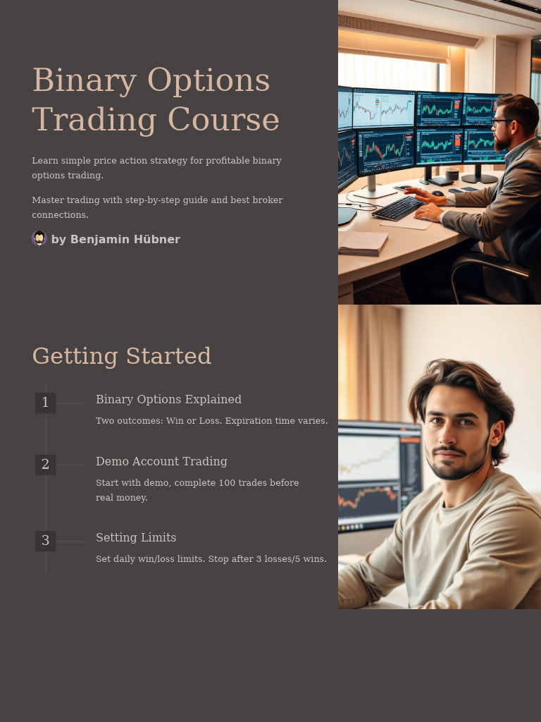 Binary Options Trading Course: by Benjamin Hübner | PDF