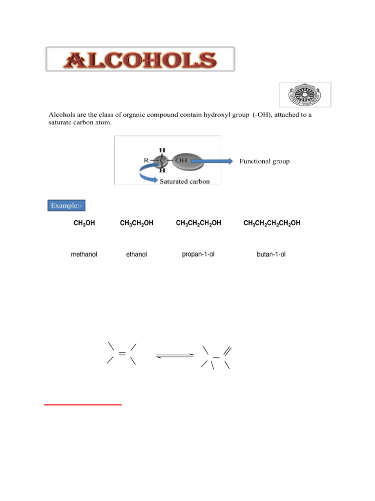 alcohol-converted | PDF | Chemical Compounds | Molecules