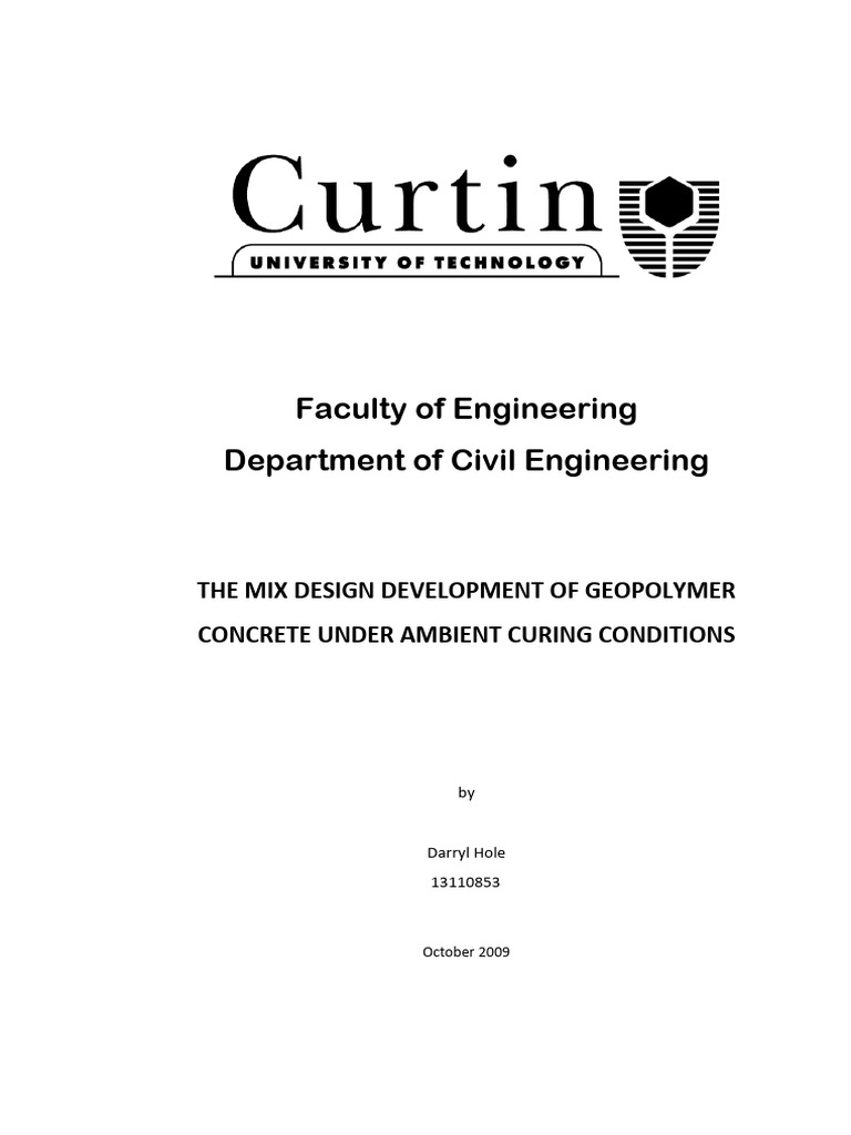 Thesis Final | PDF | Cement | Concrete