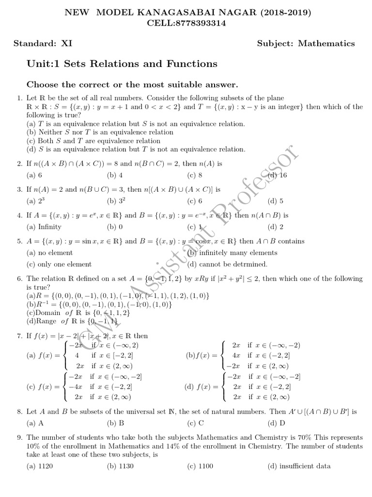74 11th Maths Unit 12 One Marks Questions Study Material English Medium ...