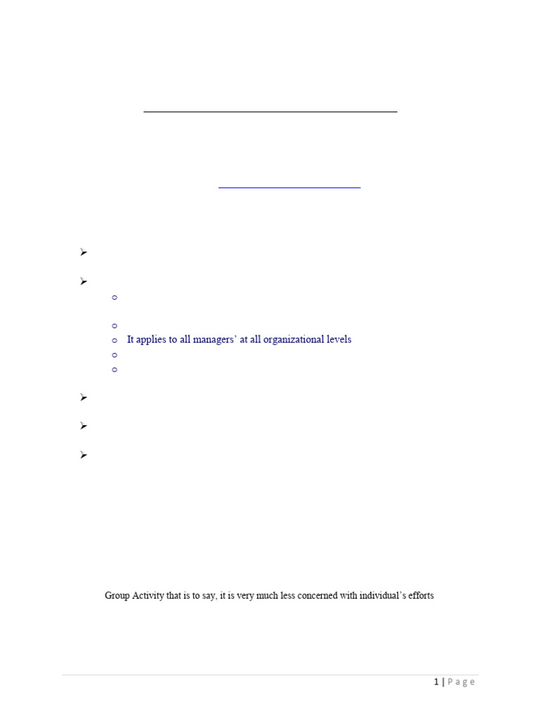 Topic 1 - The Nature of MGT-1 | PDF | Employment | Science