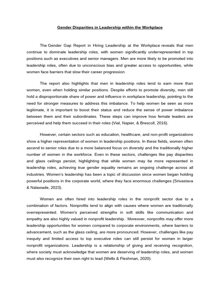 leadership | PDF | Leadership | Bias