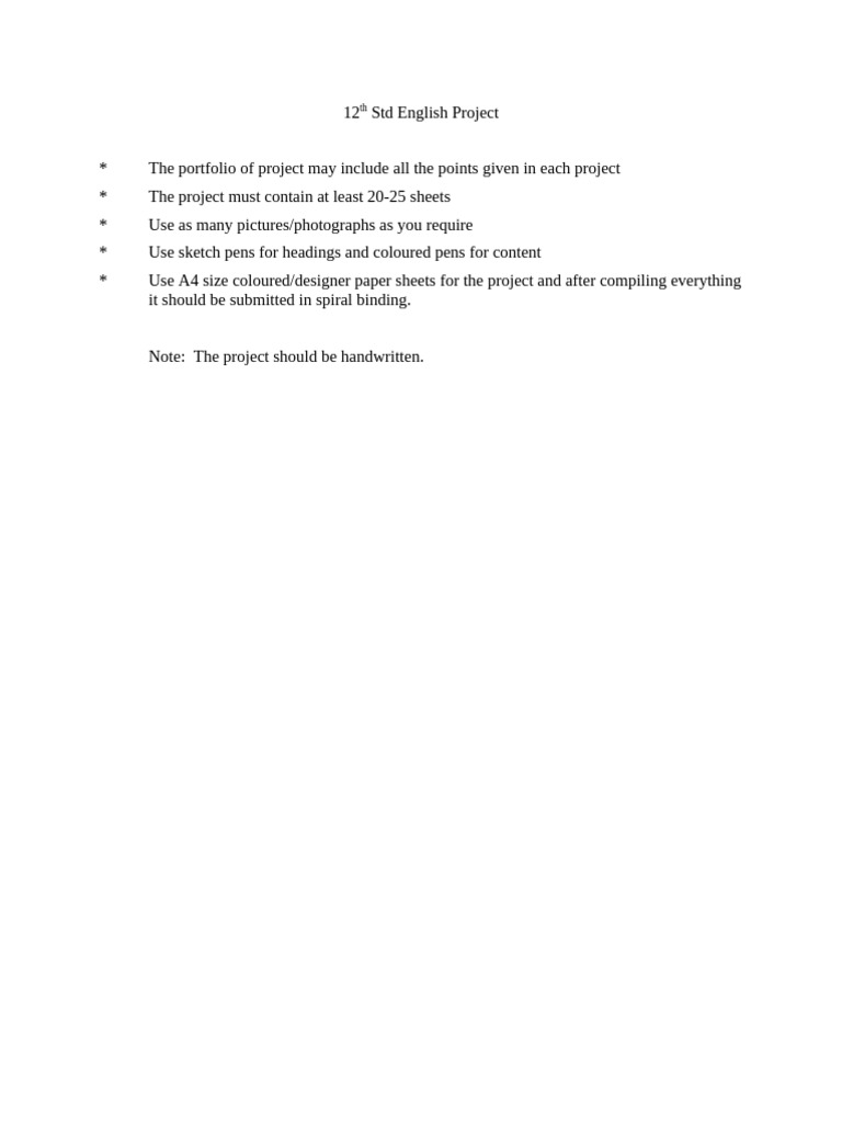 12th STD English Project The Lost Spring | PDF | Poverty | Poverty ...