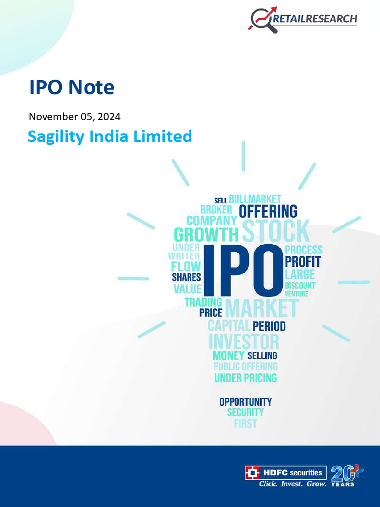 Sagility India Limited IPO Note-202411052122364873644 | PDF | Expense ...