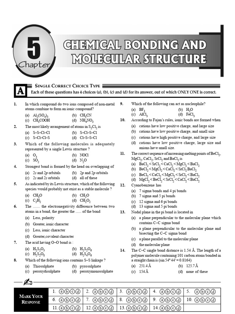 Chemical Bonding | PDF | Chemical Bond | Chemical Polarity