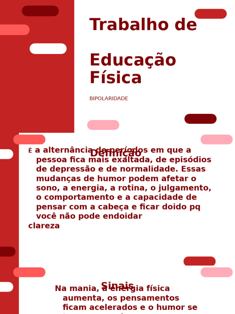 Entendendo a Bipolaridade: Sintomas e Tratamento | PDF