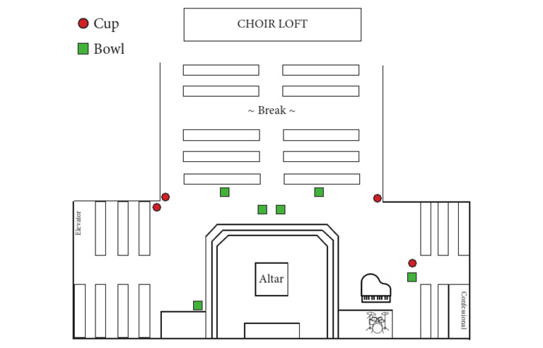 Church Overhead, To Print 21.75x34 | PDF