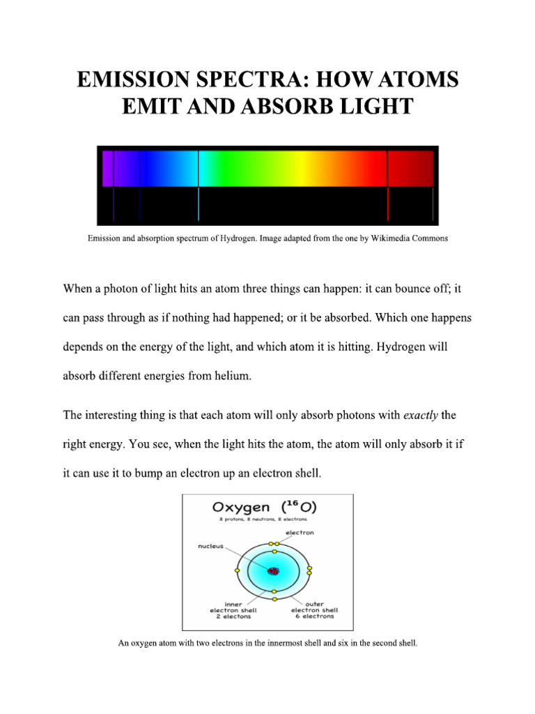 Electrons and Light | PDF