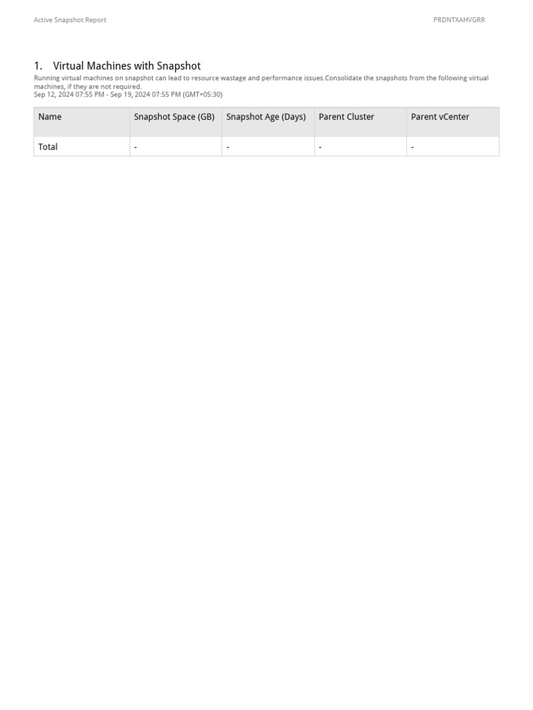 9-19-24 Active Snapshot Report PRDNTXAHVGRR | PDF