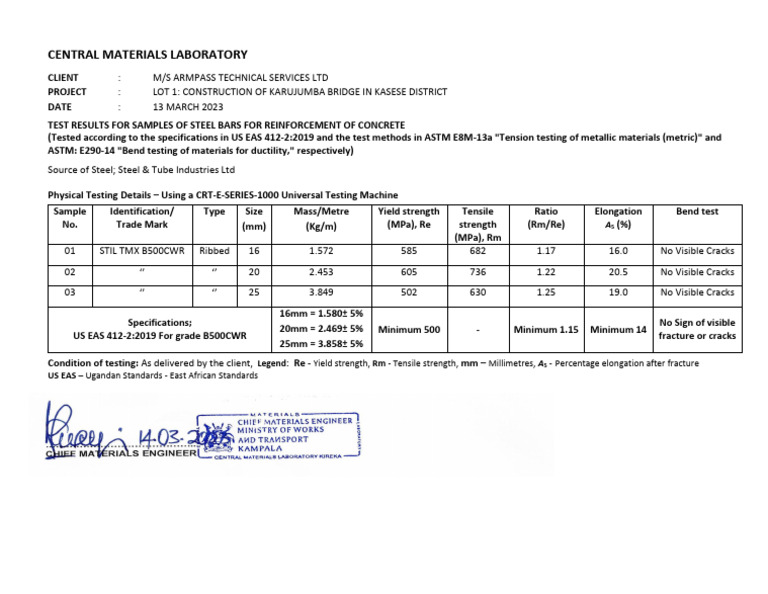 Central Materials Laboratory | PDF