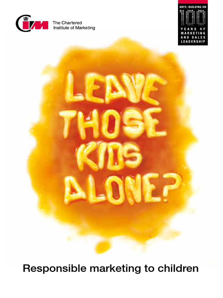 leave-those-kids-alone | PDF | Marketing | Advertising
