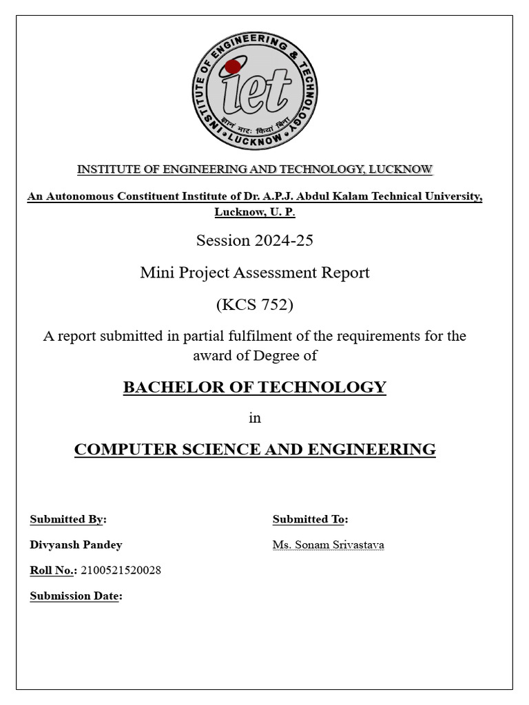 miniproject | PDF | Usability | Java Script