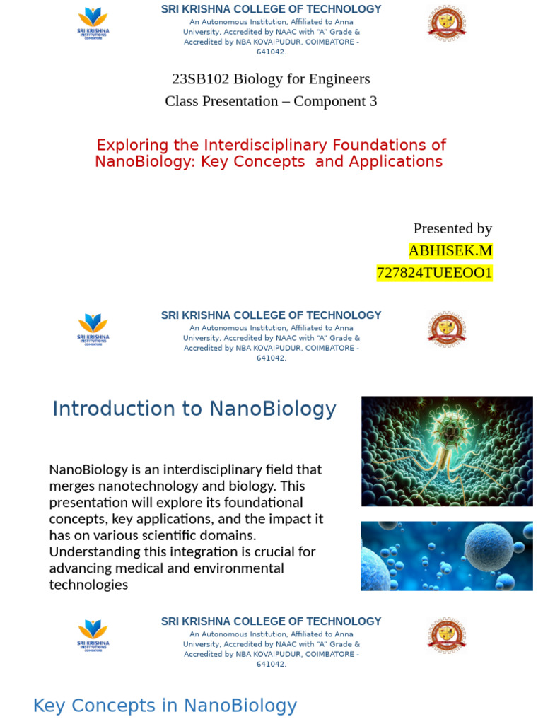 SKCT Hall Ticket Format of Engineering | PDF | Nanotechnology | Health ...