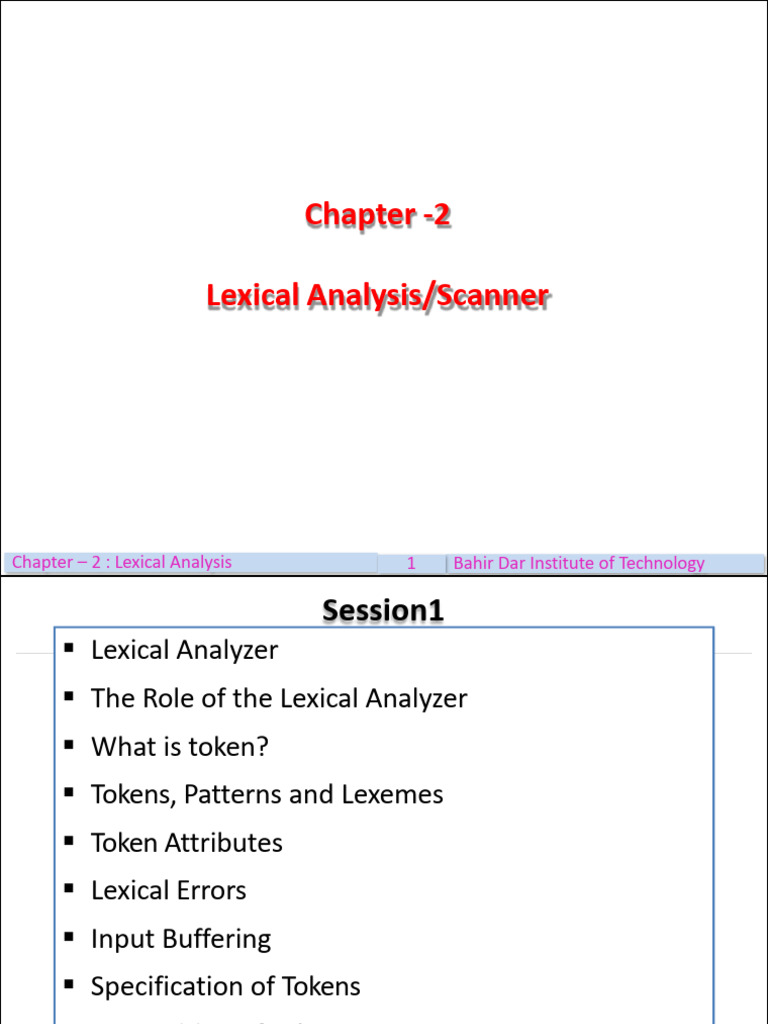 Ch2_Lexical Analysis (2) | PDF | Computing | Language Mechanics