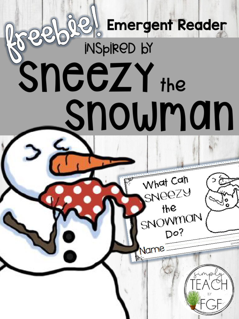 Inspired By: Sneezy Snowman | PDF