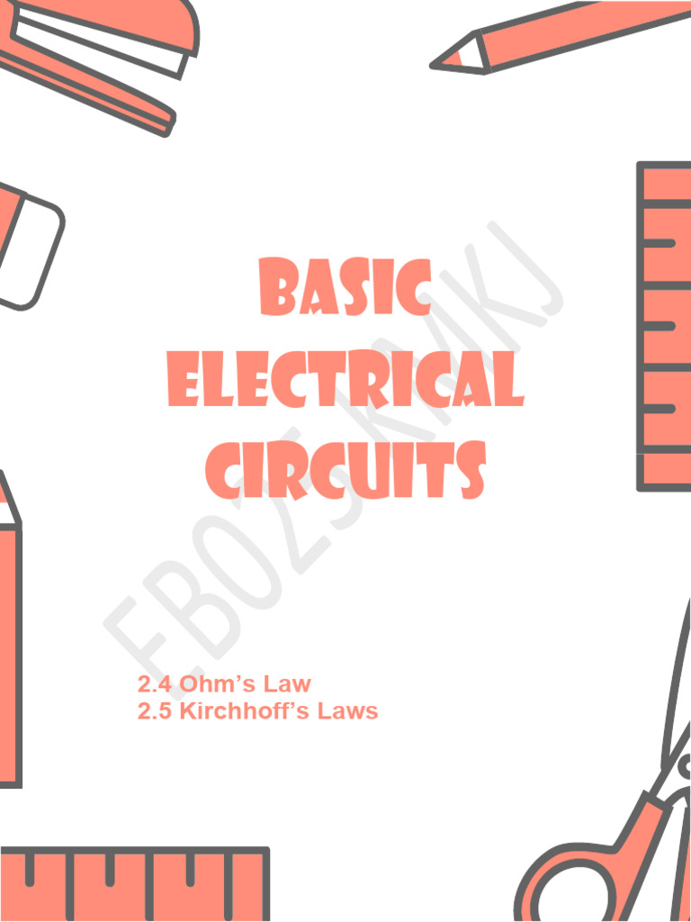 Topic 2 - Basic Electrical Circuits | PDF | Ac Power | Electrical Network