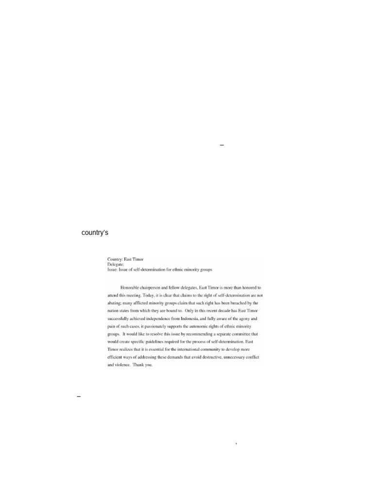 Detailed Procedure For MUN - Guide | PDF | Clause