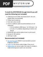 Holomat 2 Build Instructions | PDF | Equipment