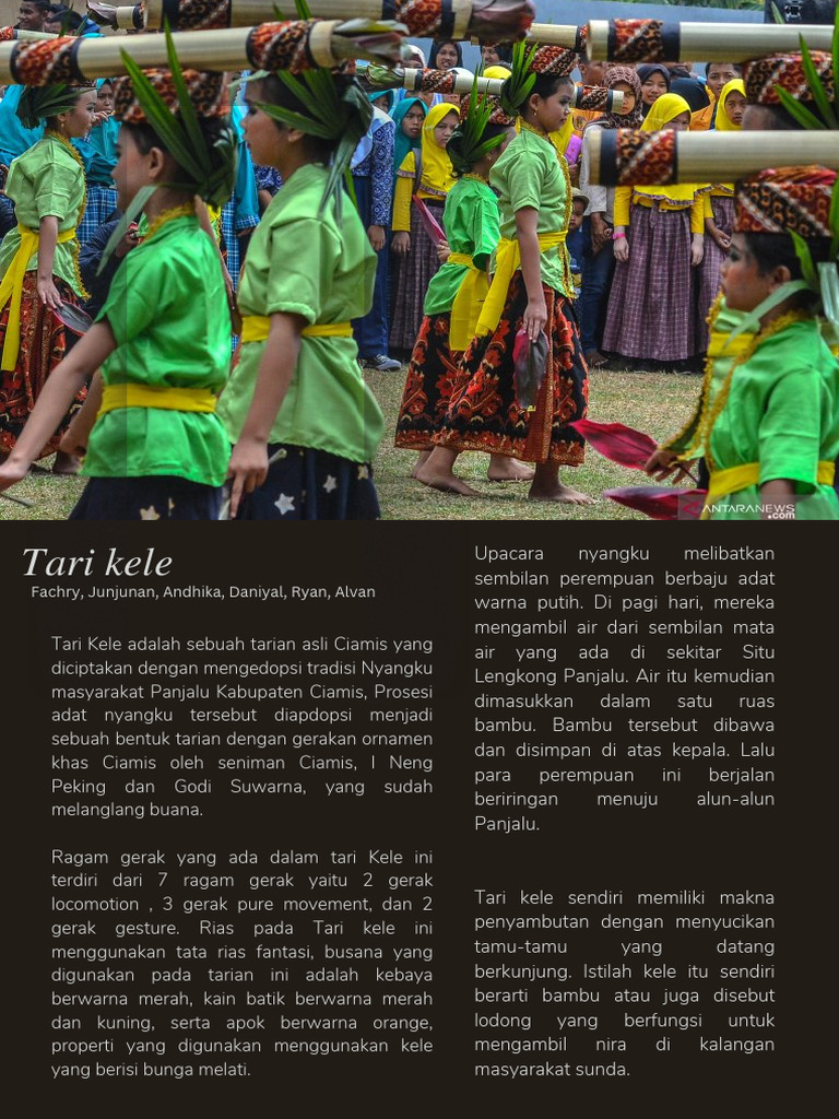 Presentasi Seni Budaya Tari Kele | PDF