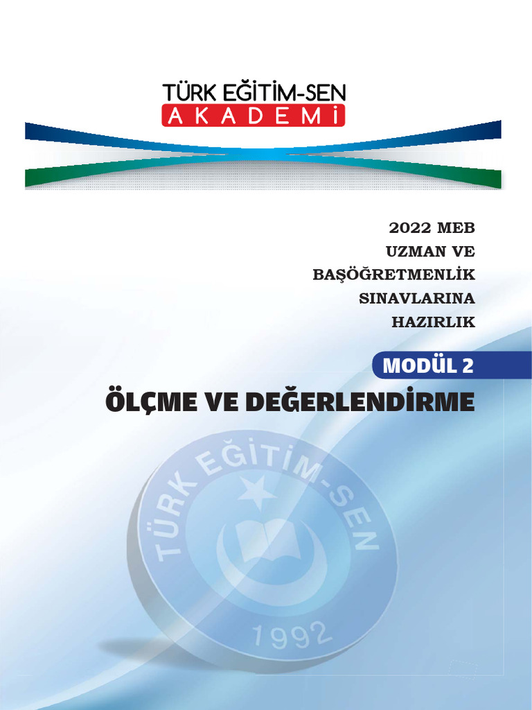 2 Olcme Degerlendirme | PDF