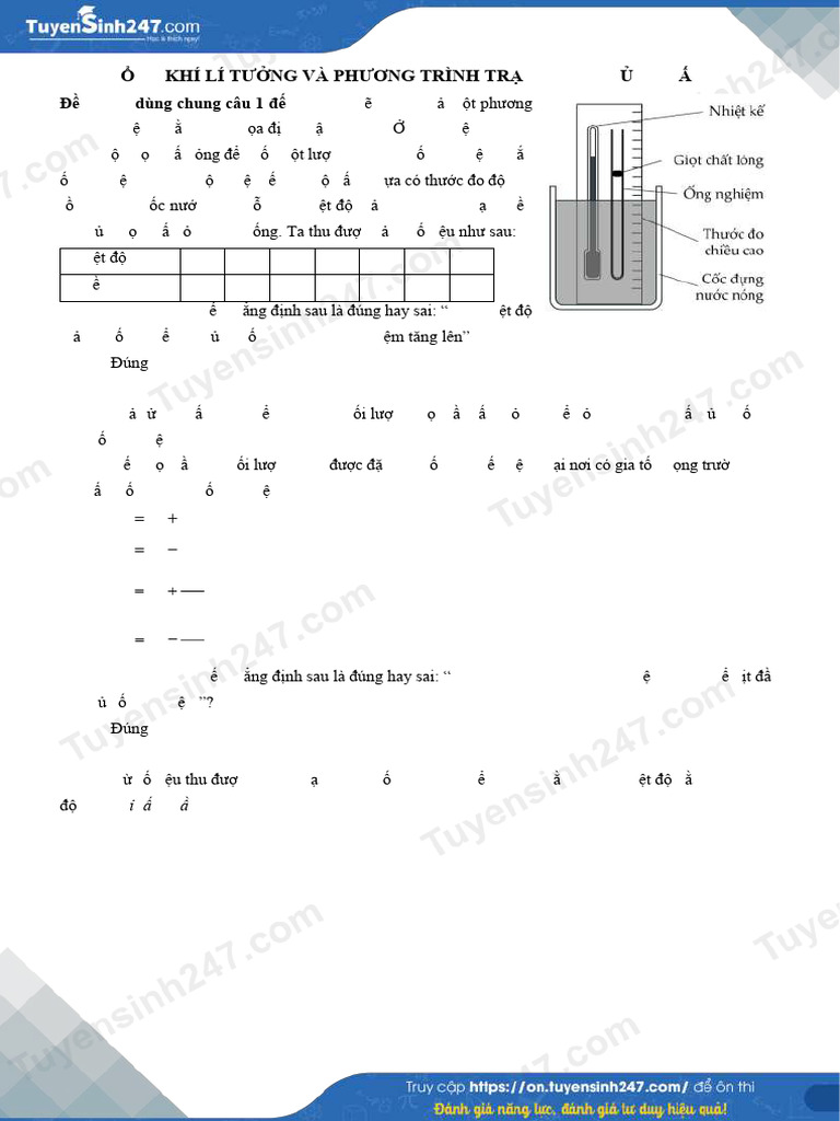 Buoi 8. Chua Bai Tap Nhiet Va Khi (p2) | PDF