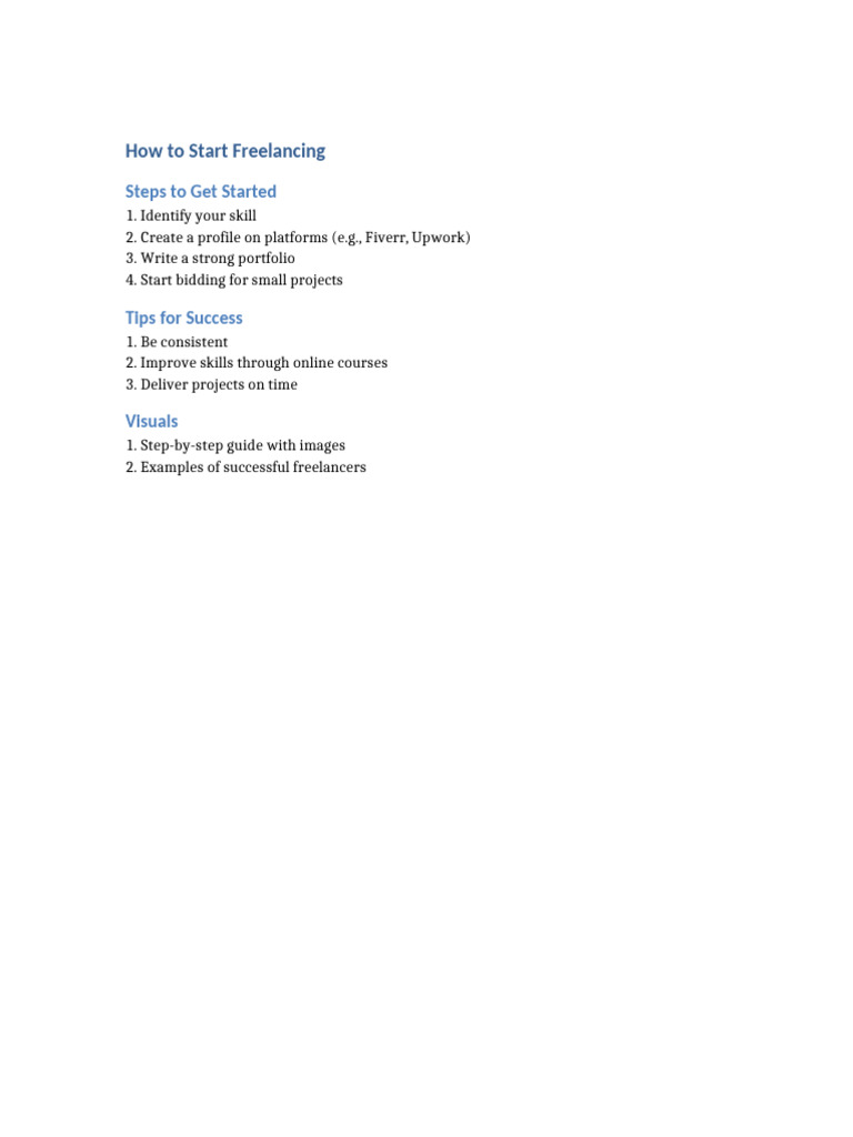 Freelancing Presentation | PDF