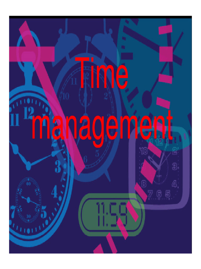 Time Management SEPT | PDF | Time Management | Professional Skills