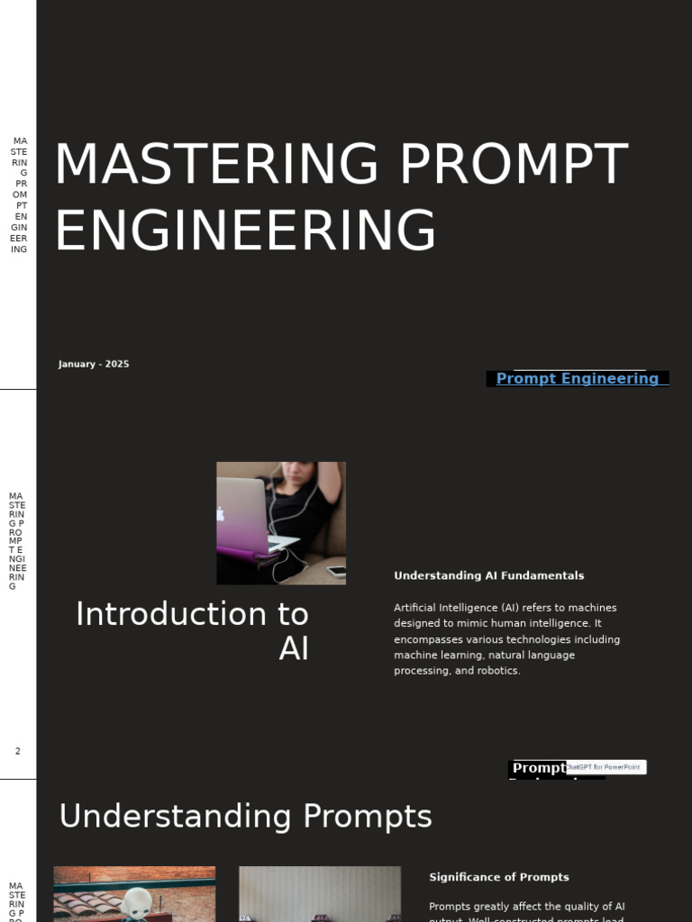Mastering Prompt Engineering | PDF | Artificial Intelligence | Intelligence (AI) & Semantics