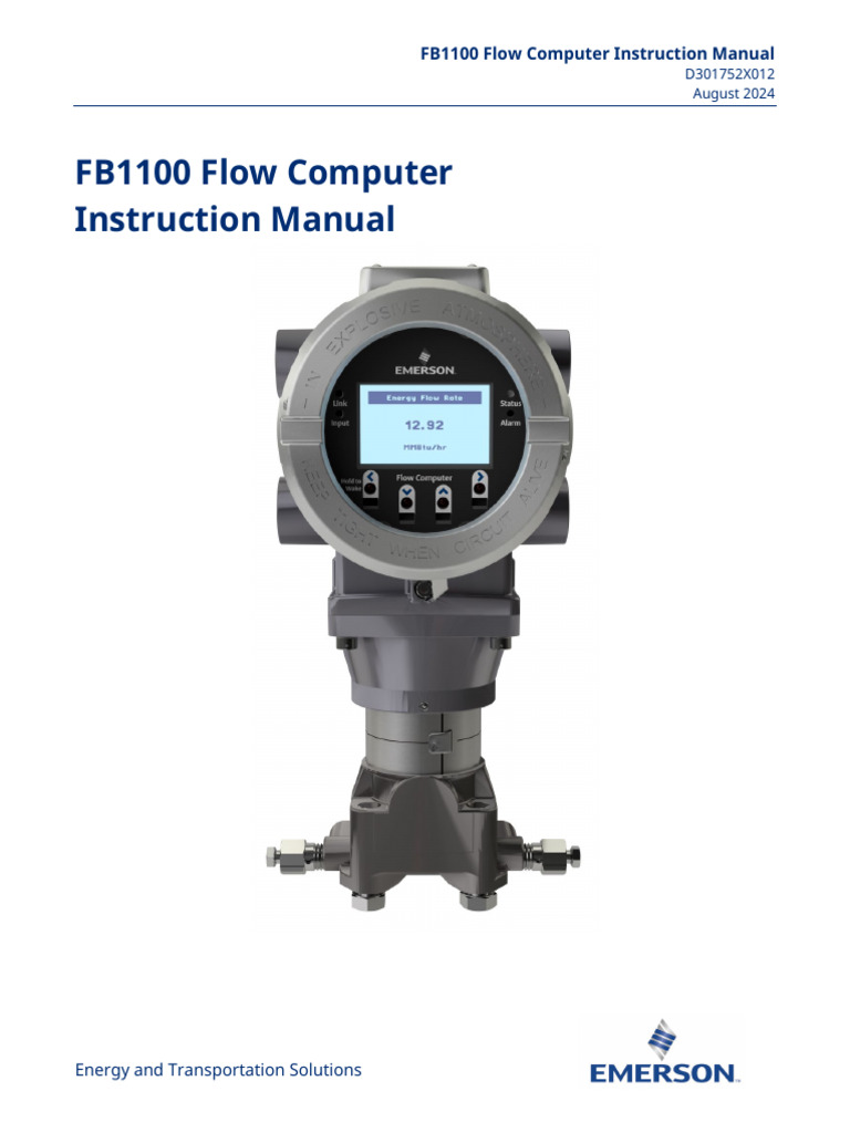 emerson-fb1100-flow-computer-instruction-manual-en-586730 | PDF ...