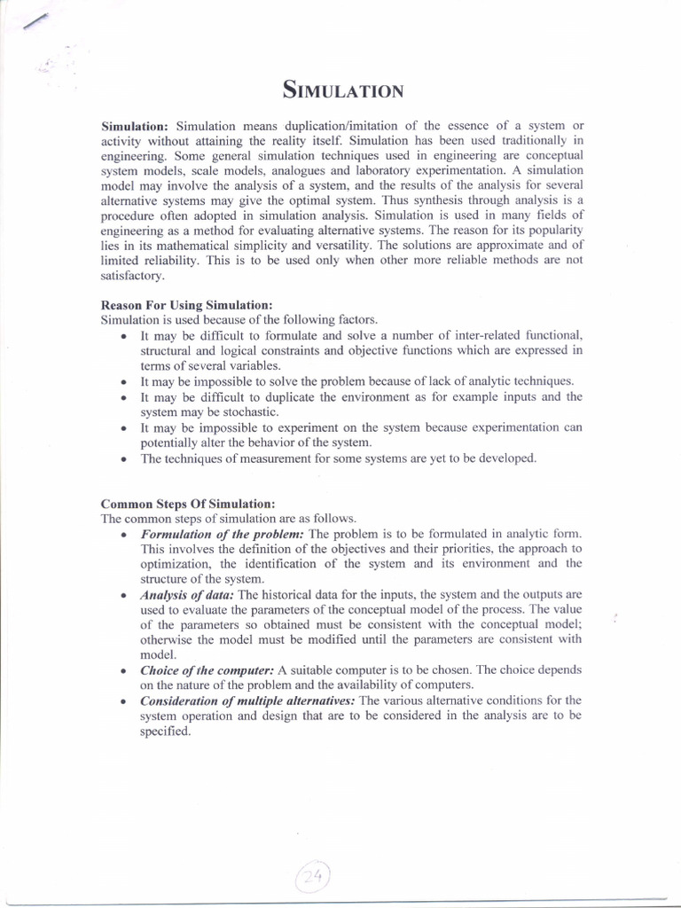 Simulation | PDF
