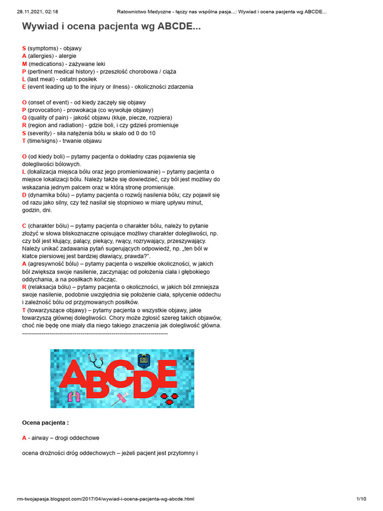 Ratownictwo Medyczne - Łączy Nas Wspólna Pasja... - Wywiad I Ocena ...