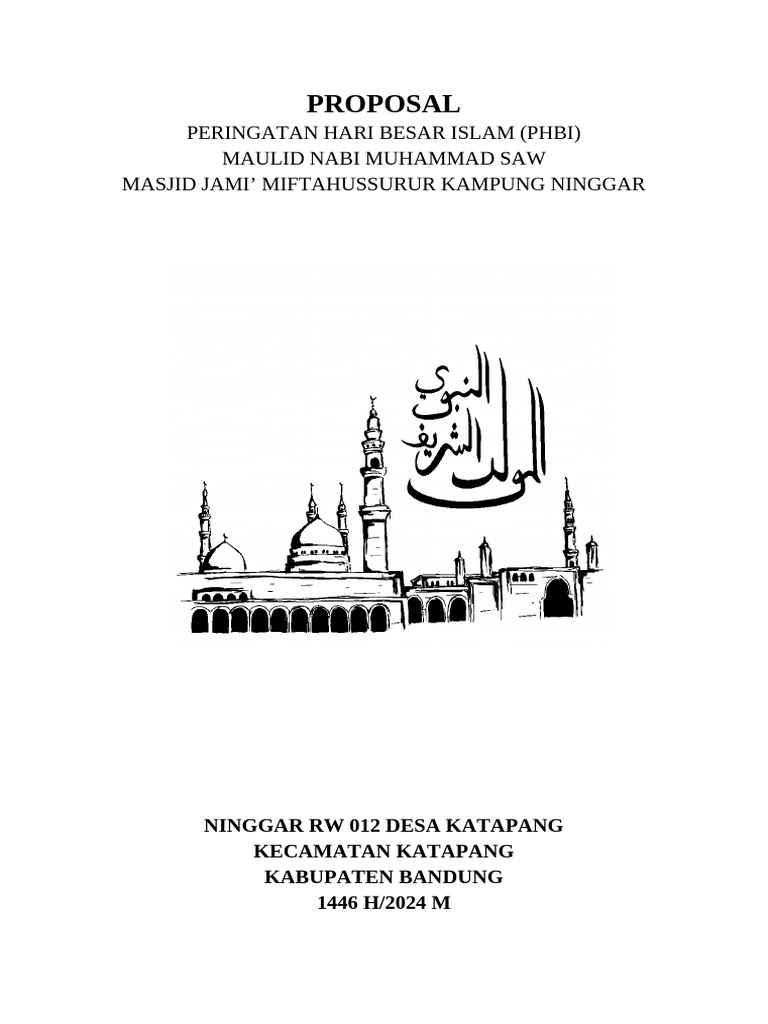 Proposal Maulid | PDF