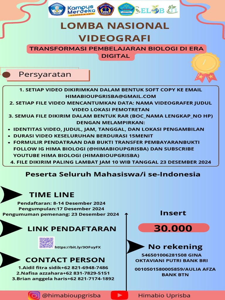 Lomba Kreatif Hima Biologi | PDF