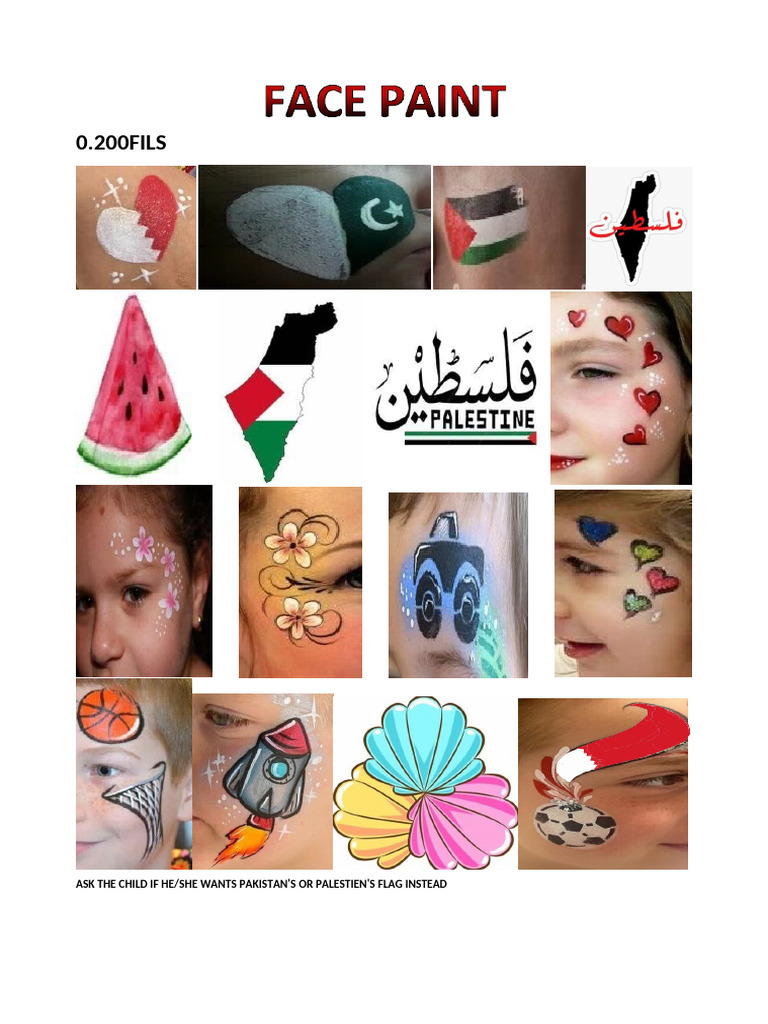 face paint | PDF