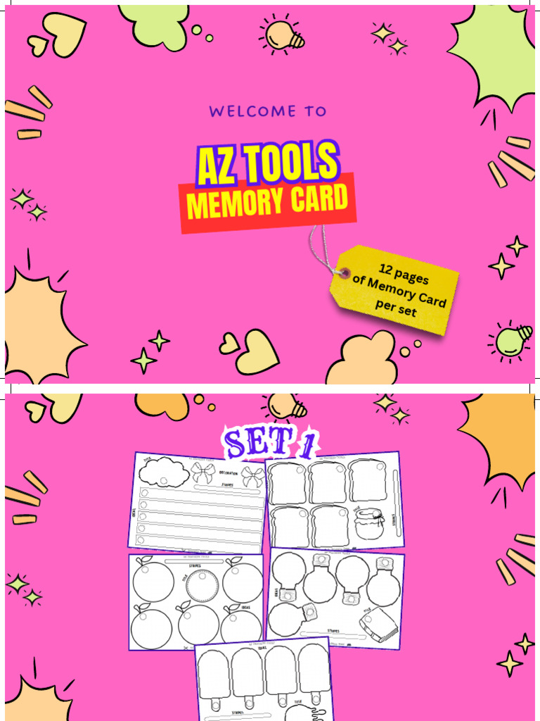 Teaching Tools: Printable Memory Cards | PDF