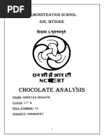 Class 12 Chocolate Analysis Project | PDF | Chocolate | Nature