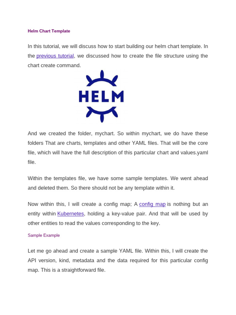 Helm Chart Template | PDF | Computer File | Computing