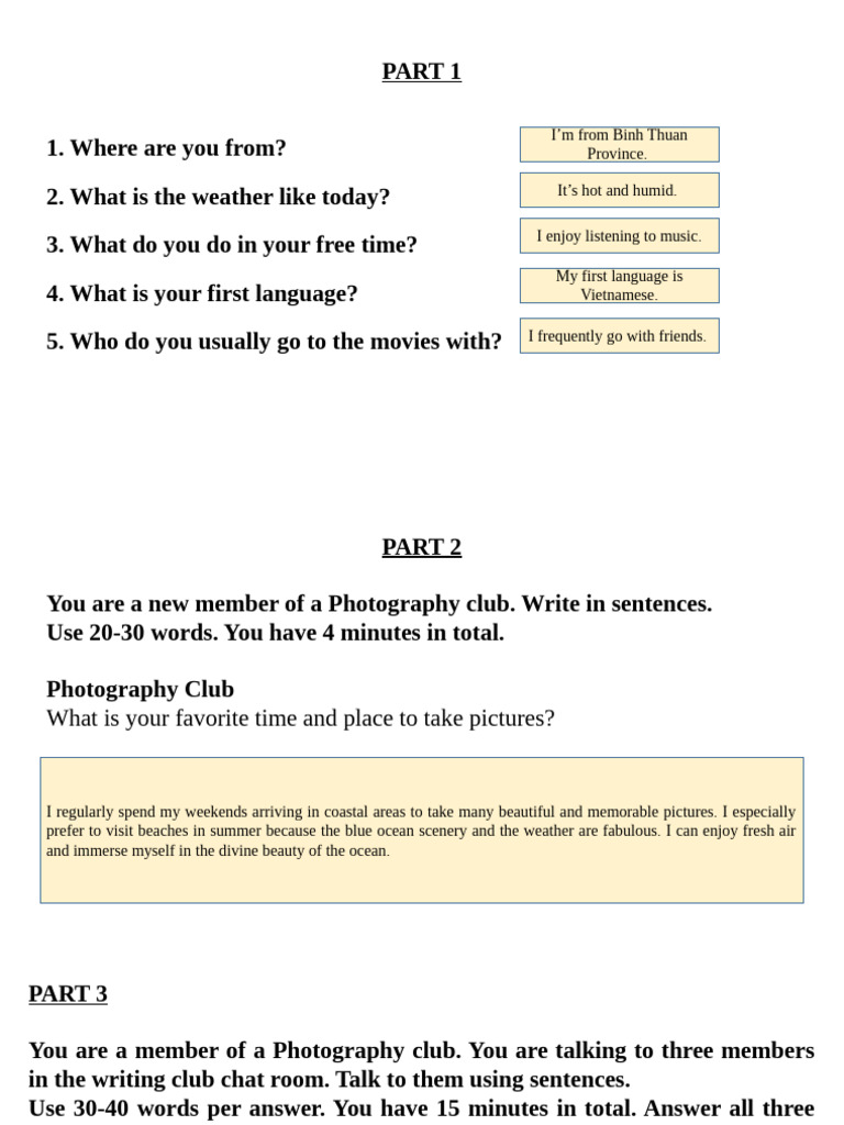 Photography Club Member Interactions | PDF