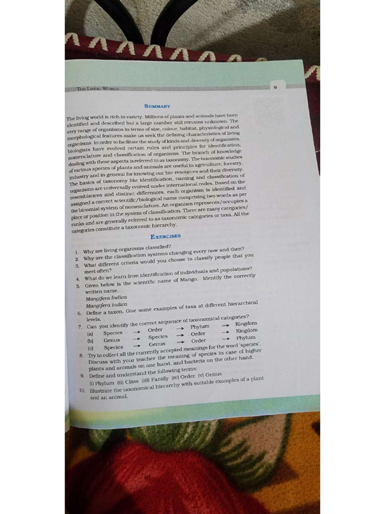 Living World PW Super Short Note 5 | PDF