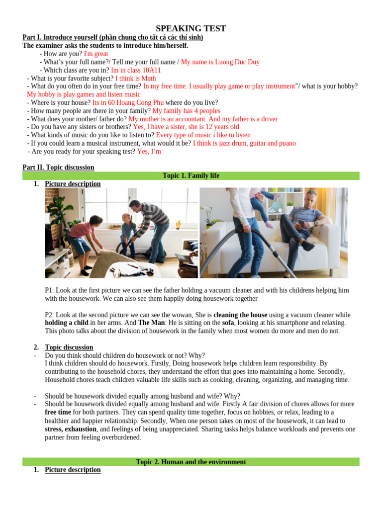 Speaking Test (1) | PDF | Artificial Intelligence | Intelligence (AI ...