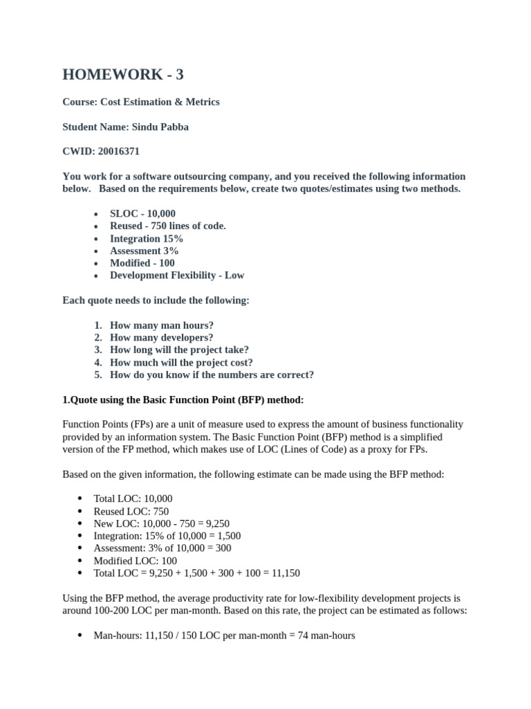 Sindu_Pabba_HW3 (1) | PDF | Software Engineering